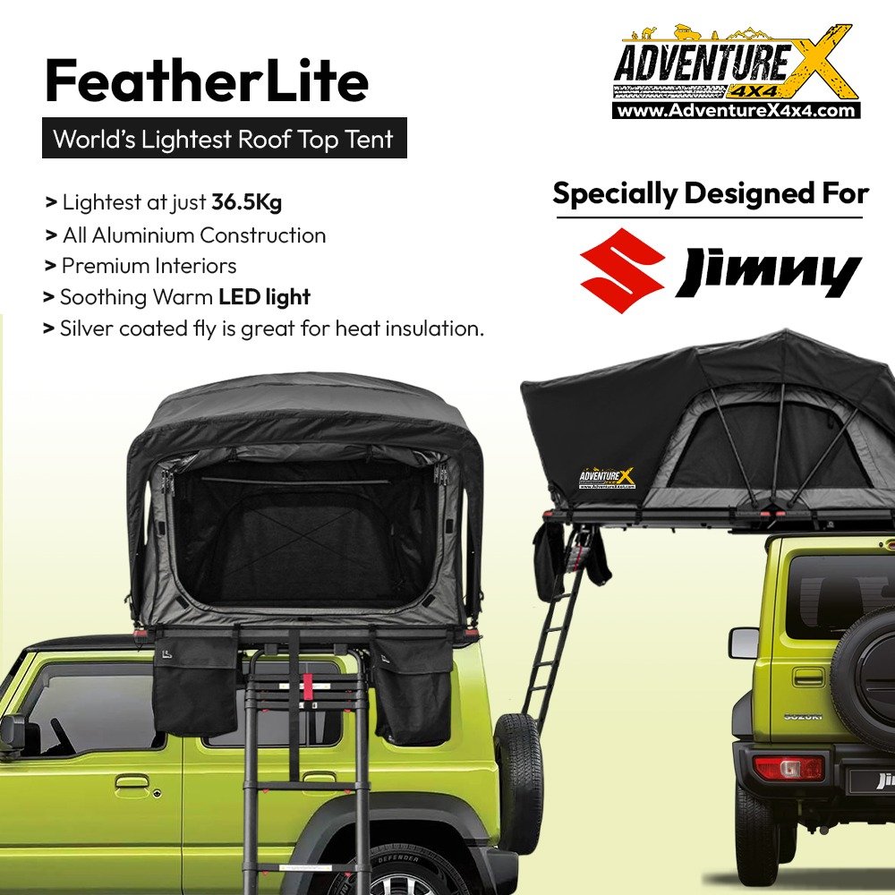 FeatherLite - The Lightest Roof Top Tent India